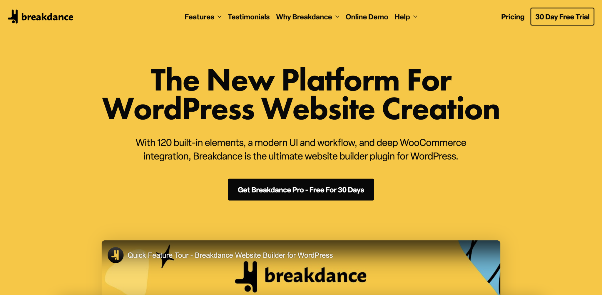 Breakdance Builder For Wordpress, A Website Builder For The Future